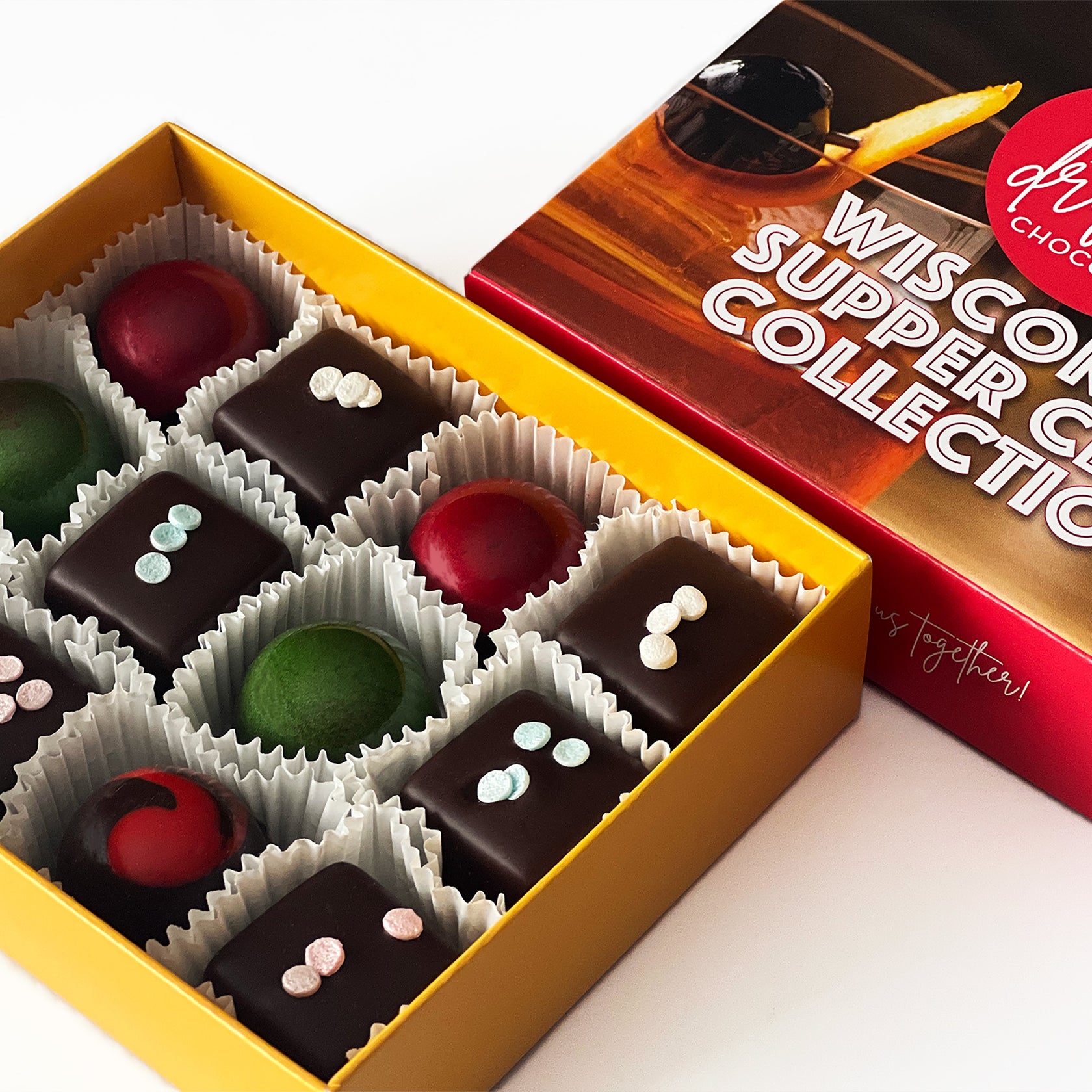 12-PC Wisconsin Supper Club Collection© – Driftless Chocolates
