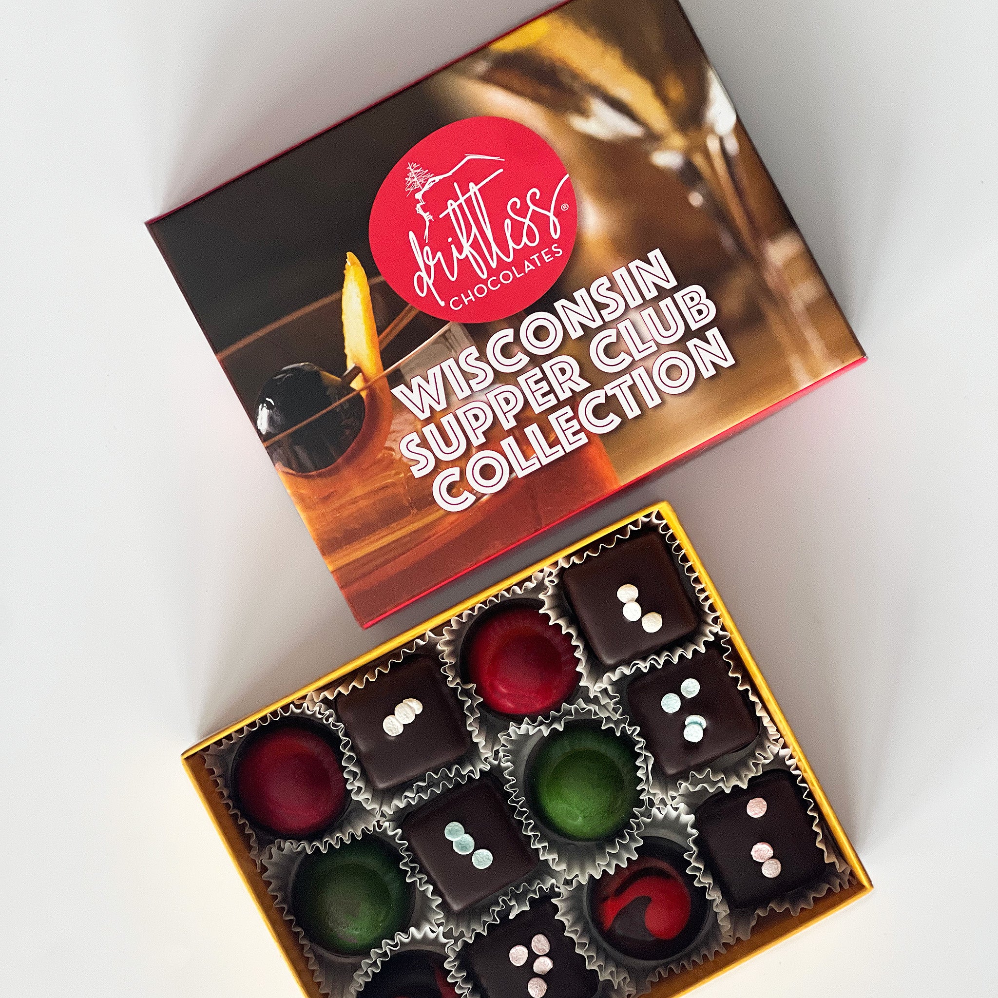 12-PC Wisconsin Supper Club Collection© – Driftless Chocolates